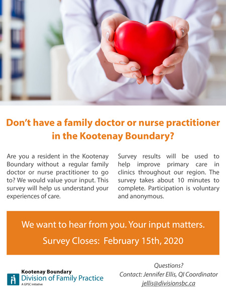 KB Unattached Patient Survey | Divisions of Family Practice