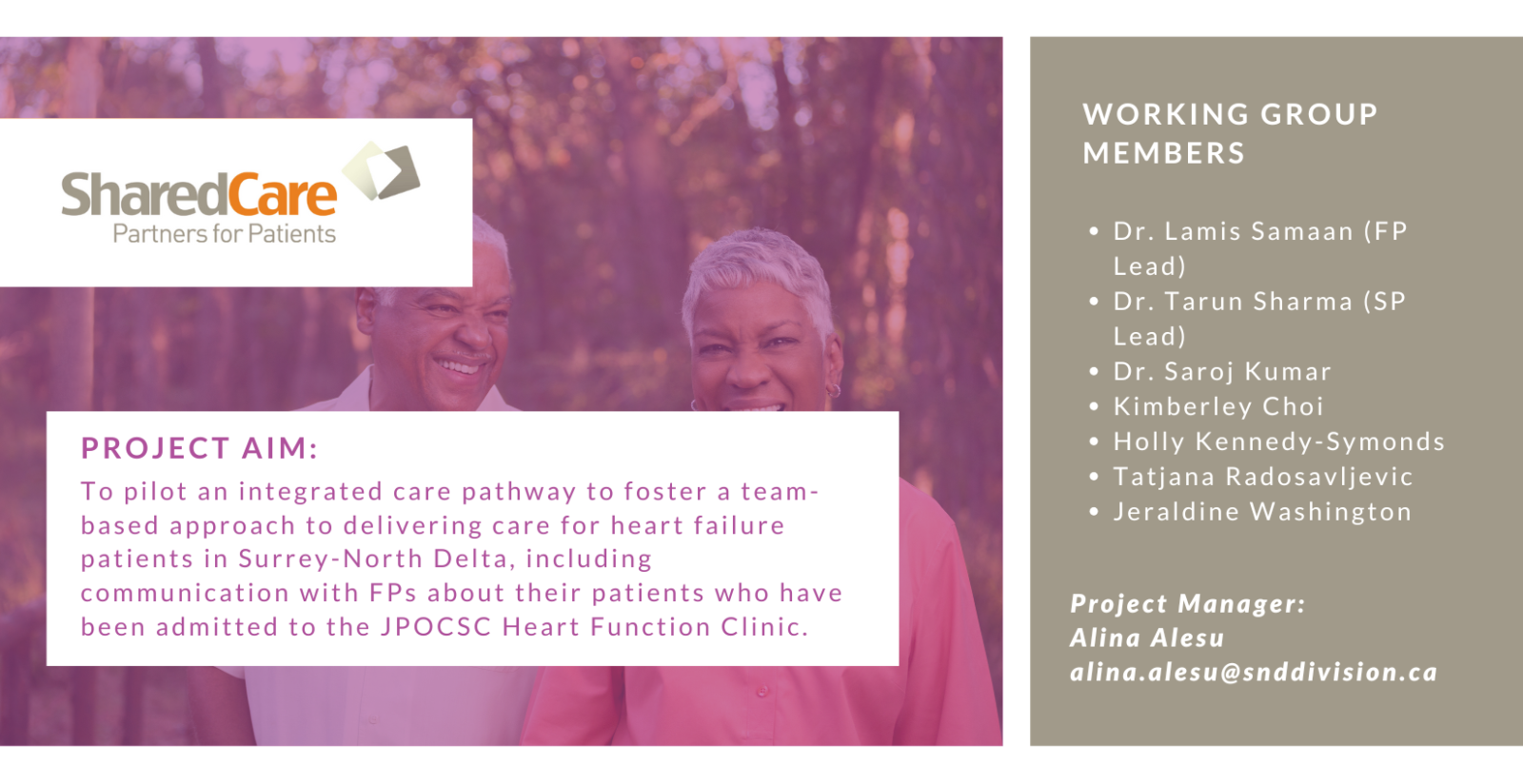 Shared Care Project: Heart Failure | Divisions of Family Practice