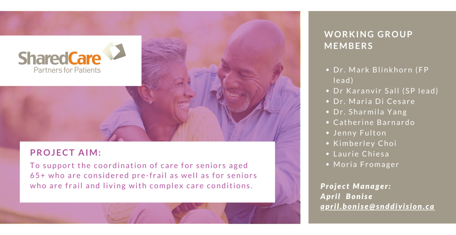 Shared Care Project: Coordinated Complex Care for Older Adults ...